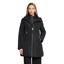 Funktionsjacke Betty Barclay "Damen mit Funktion", Damen, Gr. 42, schwarz, Obermaterial: 100% Polyester. Futter: 100% Polyester. F&uuml;llung: 100% Polyester, l&auml;ssig geschnitten, Jacken Funktionsjacke