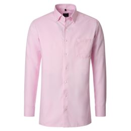 Businesshemd Venti "Venti Businesshemd uni", Herren, Gr. 41, Normalgr&ouml;&szlig;en, rosa (rot), 100% Baumwolle, unifarben, comfort fit, Hemden