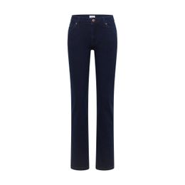 Straight-Jeans Mustang "Damen Style Crosby Relaxed Straight", Damen, Gr. 28, L&auml;nge 32, 841 dunkelblau, Denim/Jeans, 99% Baumwolle, 1% Elasthan, unifarben, straight fit, Jeans Straight-Jeans