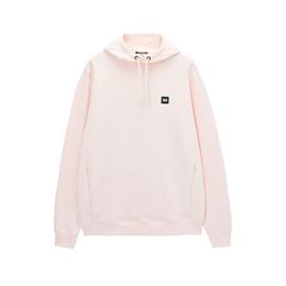 Sweatshirt Weekend Offender "RIBBE BADGE HOODIE Herren", Herren, Gr. L, soft pink, Sweatware, 100% Baumwolle, normal, Rundhals, Sweatshirts Sweatshirt, Pullover Herren, Kapuzensweater, Sweatshirt, Sporthoodie, Sale