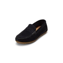 Marc O'Polo Mokassin MARC O'POLO "aus Velours-Rindleder", Herren, Gr. 42, true navy, Obermaterial: 100% Leder (Rind), unifarben, Schuhe Mokassin