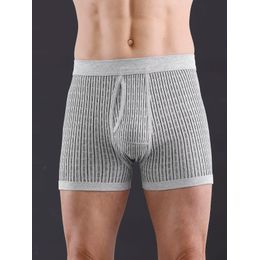 w&auml;schepur Schl&uuml;pfer W&Auml;SCHEPUR, Herren, Gr. 7, 2 Stk., grau (grau, bedruckt), 75% Baumwolle, 25% Polyester, Unterhosen