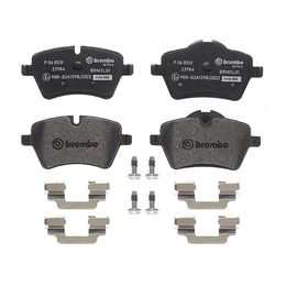 Brembo Bremsbelagsatz, Scheibenbremse XTRA LINE P 06 051X vorne rechts links mit Zubeh&ouml;r f&uuml;r MINI 2167235 34116798469 34112289147