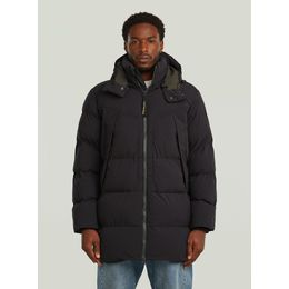 G-Star Raw Parka G-STAR "G-Whistler Padded Hooded Parka 2.0", Herren, Gr. XS, dk schwarz, Obermaterial: 50% Polyester, 50% Polyester, Jacken Parka
