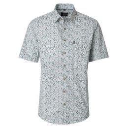 Kurzarmhemd Casamoda "Casamoda Freizeithemd Kurzarm Print", Herren, Gr. XXL, Normalgr&ouml;&szlig;en, gr&uuml;n, 100% Baumwolle, bedruckt, l&auml;ssig geschnitten, Hemden