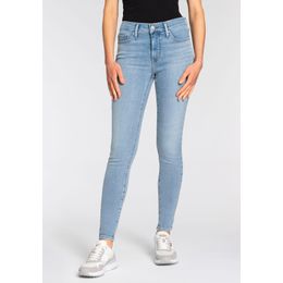 Levi's Skinny-fit-Jeans LEVI'S "310 Shaping Super Skinny", Damen, Gr. 26, L&auml;nge 30, blau (off kilter clean hem), Denim/Jeans, Obermaterial: 85% Baumwolle, 13% Polyester, 2% Elasthan, skinny fit lang, Jeans