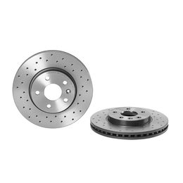 Brembo Bremsscheibe XTRA LINE 09.B355.1X vorne rechts links Gelocht 276mm f&uuml;r BUICK (SGM) VAUXHALL CHEVROLET GMC OPEL 569073 13502824 13502050