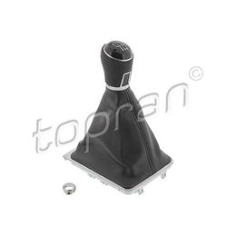 TOPRAN Schalthebelverkleidung 120 060 schwarz/silber f&uuml;r SKODA VW SEAT CUPRA AUDI PORSCHE VAG 3AA711113EIRB 3AA711113A 3AA711113AQD0