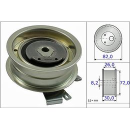 INA Spannrolle, Zahnriemen 531 0203 20 82mm f&uuml;r SKODA VW SEAT BESTURN (FAW) AUDI 06A109479F 06A109479 06A109479FH