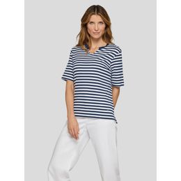 Print-Shirt Rabe "T-Shirt", Damen, Gr. 44, dunkelblau, 100%Baumwolle, gerade, Shirts