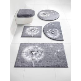 Badematte Grund Gr. 1, grau, rechteckig (45cm x 50cm ), 1 Stk., Badematten, Badematte