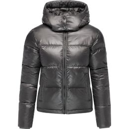 Steppjacke Ragwear "Roobie II", Damen, Gr. L (40), stein, Obermaterial: 100% Polyester. Innenfutter: 100% Polyester. Wattierung: 100% Polyester, gerade h&uuml;ftlang, hoch geschlossener Ausschnitt, &Auml;rmel ohne &Auml;rmelschlitz Rippstrickb&uuml;ndchen, Jacken Steppjacke, Matt gl&auml;nzende Damen Winterjacke mit Kapuze
