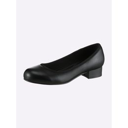 Pumps Casual Looks, Damen, Gr. 37, schwarz, Lederimitat, Schuhe Pumps
