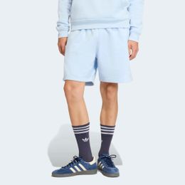 Shorts adidas originals "TREFOIL ESSENTIALS 7 INCH FLEECE", Herren, Gr. L, N-Gr, crystal sky, Obermaterial: 82% Baumwolle, 18% Polyester, Hosen Shorts, sportlicher Stil, f&uuml;r vielseitige Alltagsaktivit&auml;ten