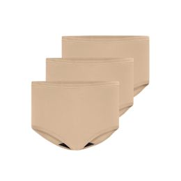 Periodenslip Jockey "Worry Free", Damen, Gr. 3XL, beige, Single Jersey, Obermaterial: 95% Baumwolle, 5% Elasthan, unifarben, k&ouml;rpernah, Unterhosen, Hoher Komfort