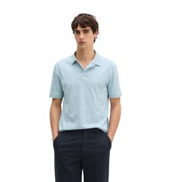Marc O'Polo Poloshirt MARC O'POLO "aus weicher Bio-Baumwolle", Herren, Gr. 3XL, dusted blau, Obermaterial: 100% Baumwolle, unifarben, regular fit, Shirts