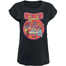 Steven Rhodes Death Metal Sing - Along T-Shirt schwarz in 5XL #DTG - Design 042 - Build Your Brand