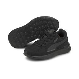 Sneaker Puma "Graviton Sneakers Jugendliche", Jungen, Gr. 30, schwarz (schwarz schwarz shadow gray), Obermaterial: Textil, Synthetik. Futter: Textil. Innensohle: Textil. Laufsohle: Synthetik, Gummi, Schuhe Sneaker