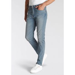 Levi's Tapered-fit-Jeans LEVI'S "512 Slim Taper Fit", Herren, Gr. 36, L&auml;nge 32, blau (pelican rust), Denim/Jeans, Obermaterial: 98% Baumwolle, 2% Elasthan, schmal lang, Jeans, mit Markenlabel