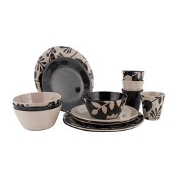 Bo-Camp Geschirrserie Mix and Match Savana, 16-teilig