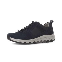 Sneaker Gabor "Sneaker low", Herren, Gr. 47, blau, Schuhe Sneaker