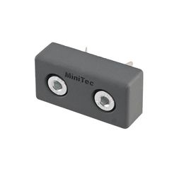 MiniTec Verbindungsplatte 30 x 60 mm, Gleitmutter mit Federblech