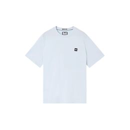 T-Shirt Weekend Offender "BROOKLANDS BADGE TEE. Herren", Jungen, Gr. L, sky, Jersey, 100% Baumwolle, normal normal, Rundhals, Shirts T-Shirt, T-Shirt Herren, leichtes Kurzarmshirt, Sporttrikot, Outdoor, Sale