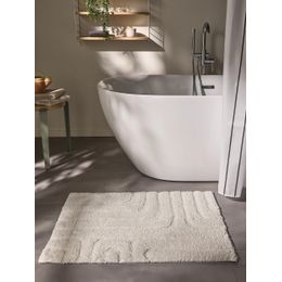 benuta Nest - Badteppich f&uuml;r Badezimmer - Badematte Dan Cream 50x80 cm