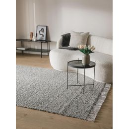 benuta Nest Wendeteppich Eddy Hellgrau 120x170 cm - Moderner Kurzflor-Teppich f&uuml;r Wohnzimmer