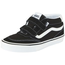 Sneaker Vans "Brooklyn Mid V", Kinder, Gr. 38,5, schwarz, wei&szlig;, Leder, Schuhe Sneaker