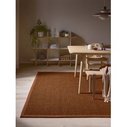 benuta Pure Sisal Teppich Greta Hellbraun 120x180 cm - Naturfaserteppich aus Sisal