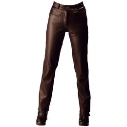 Motorradhose Roleff "RO 2" Gr. 56, schwarz, Hosen, 56, N-Gr, Obermaterial: 100% Rindnappaleder. Innenfutter: 100% Polyester, 5 Taschen