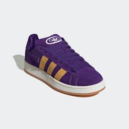 Sneaker adidas originals "CAMPUS 00S", Herren, Gr. 37, wei&szlig; (collegiate lila, cloud wei&szlig;, sanftes wei&szlig;), Leder, Schuhe Sneaker