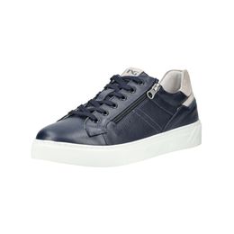 Sneaker Nero Giardini "Nero Giardini Sneaker Leder", Herren, Gr. 42, blau, Leder, Schuhe Sneaker
