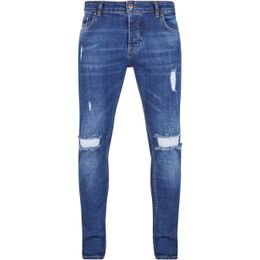 Bequeme Jeans 2Y STUDIOS "2Y Studios Herren 2Y Skinny Fit Jeans", Herren, Gr. 32, Normalgr&ouml;&szlig;en, blau, 97% Baumwolle, 3% Elasthan, unifarben, Jeans