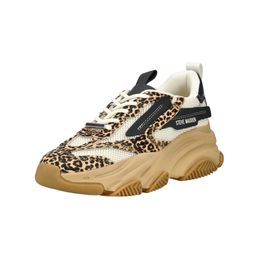 Sneaker Steve Madden "Steve Madden Sneaker Leder/Textil", Herren, Gr. 38, leopard, Leder, Textil, Schuhe Sneaker