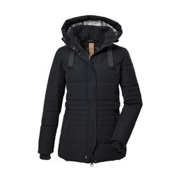 G.I.G.A. by Killtec Steppjacke "GW 25 WMN QLTD JCKT", Damen, Gr. 42, schwarz, Obermaterial: 88% Polyester, 12% Baumwolle;Futter: 100% Polyester;F&uuml;llung: 100% Polyester, G.I.G.A. DX BY KILLTEC, Jacken Steppjacke, Taillierte Winterjacke, wasserabweisend, winddicht, abnehmbare Kapuze