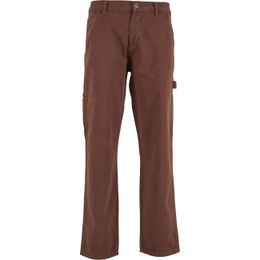 Bequeme Jeans DEF "DEF DEF Wood Straight Fit Jeans", Herren, Gr. 32, Normalgr&ouml;&szlig;en, braun, 100% Baumwolle, unifarben, Jeans
