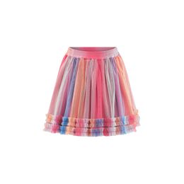 T&uuml;llrock happy girls, M&auml;dchen, Gr. 122, multicolour, T&uuml;ll, Obermaterial: 100% Polyester. Futter: 100% Polyester, bedruckt, Basic knieumspielend, R&ouml;cke