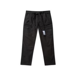 Cargohose IRASUTO STUDIOS "Irasuto Studios RIP STOP CARGO CARGO PANTS", Herren, Gr. L, US-Gr&ouml;&szlig;en, schwarz, 70% Polyester, 30% Baumwolle, unifarben, normal, Hosen Cargohose