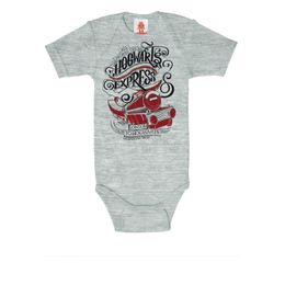 Body logoshirt "Harry Potter - Hogwarts Express", Jungen, Gr. 74/80, EURO-Gr&ouml;&szlig;en, grau (grau, meliert), 100% Baumwolle, unifarben, kurz, Rundhals, Bodys Body, mit coolem Hogwarts Express-Print