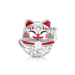 GNOCE Sterling Silber Zirkonia Katze | Gr.: onesize