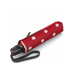 Knirps T.200 M Duomatic - Taschenschirm Regenschirm (bordeaux) in dot art red | Gr.: onesize