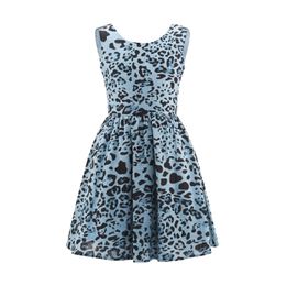 Sommerkleid happy girls "M&auml;dchenkleid", M&auml;dchen, Gr. 140, EURO-Gr&ouml;&szlig;en, light blau, Stoff, 100% Baumwolle, normal, Kleider Sommerkleid