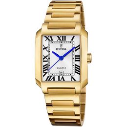 Festina Edelstahl vergoldet Armbanduhr 29mm | Gr.: onesize
