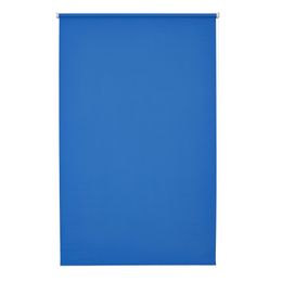 Seitenzugrollo GOOD LIFE "Amelie" Gr. 5, blau, B:102cm H:180cm, Polyester, Rollos, Seitenzugrollo, 1 St&uuml;ck