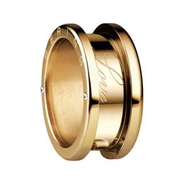 Bering Edelstahl vergoldeter Ring Weite 63 | Gr.: onesize