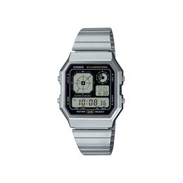 Casio Unisexarmbanduhr silber Edelstahl 33.9 mm | Gr.: onesize