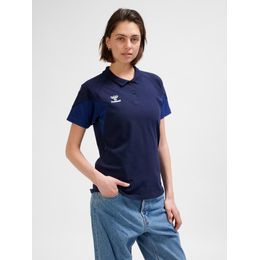 Hummel Polo Raglan&auml;rmel Hmltravel Damen in MARINE | Gr.: XXL