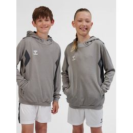 Hummel Kapuzenpullover Hmlauthentic Kinder in GREY MELANGE | Gr.: 140